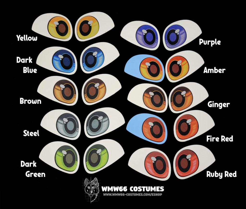 Eyes for foam bases - WMW66 Costumes